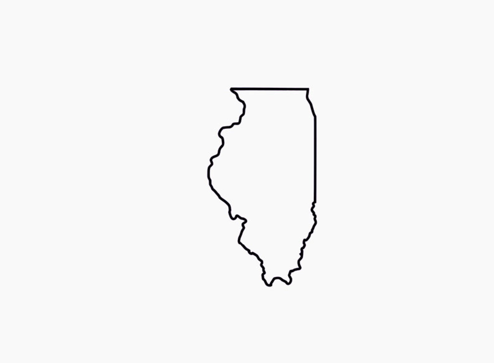 Illinois SVG Illinois Outline Svg Illinois SVG Outline of Illinois Svg ...
