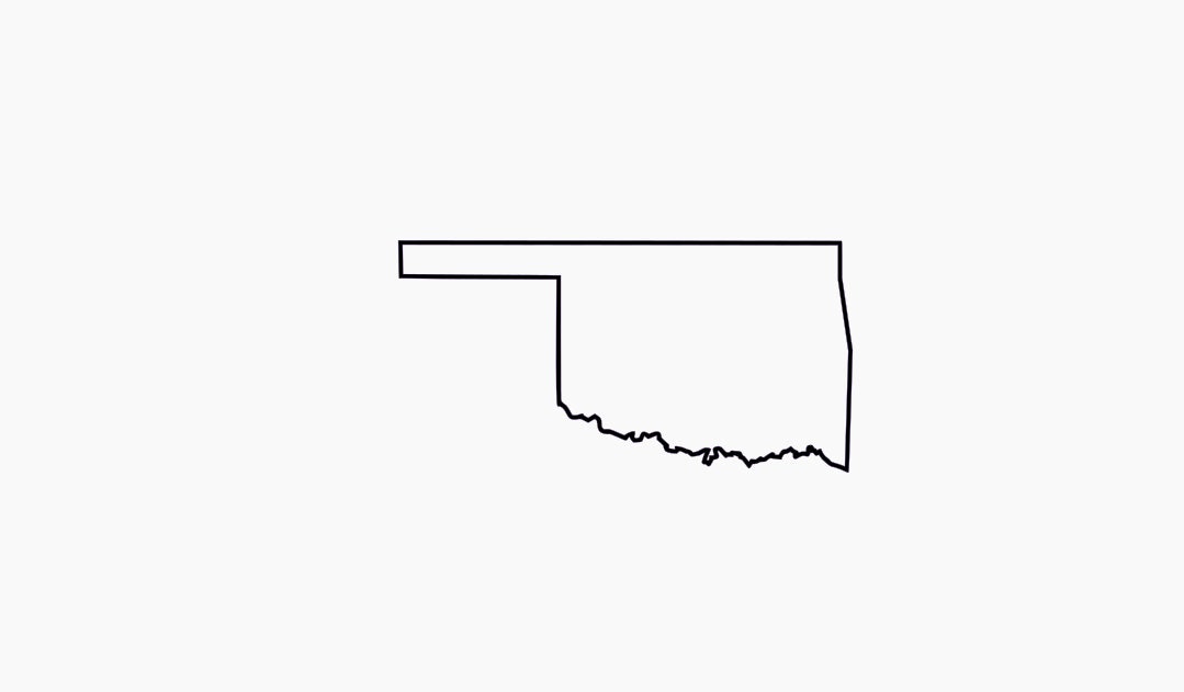 Oklahoma SVG Oklahoma Outline Svg Oklahoma SVG Outline of Oklahoma Svg ...