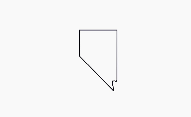 Nevada SVG Nevada Outline Svg Nevada SVG Outline of Nevada Svg Includes ...