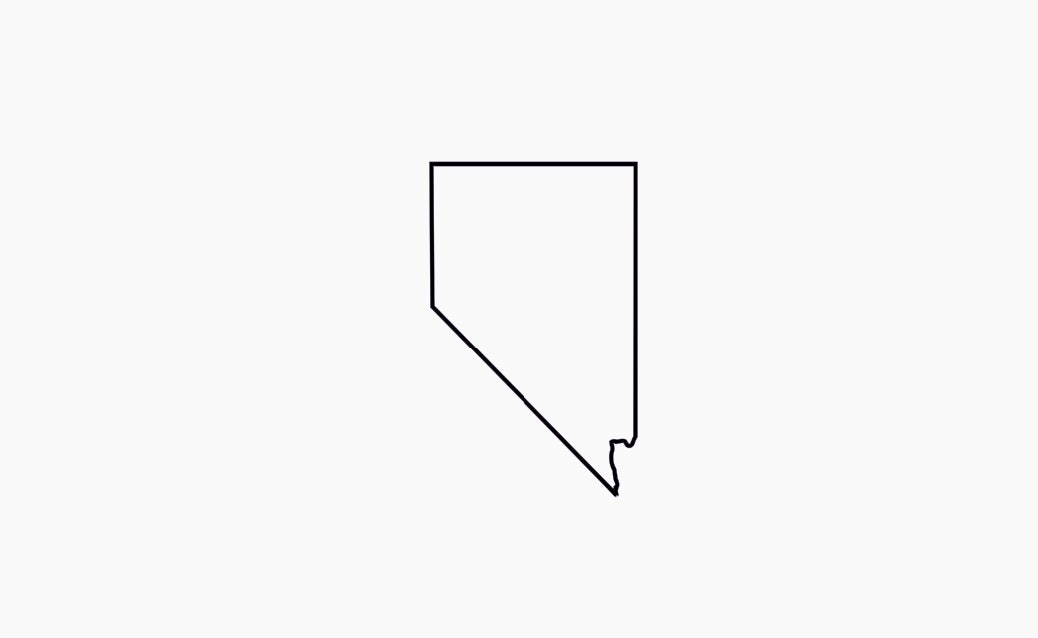 Nevada SVG Nevada Outline Svg Nevada SVG Outline of Nevada Svg Includes ...