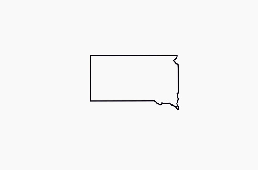 South Dakota SVG South Dakota Outline Svg SD SVG Outline of Sd Svg ...