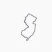 New Jersey SVG New Jersey Outline Svg NJ SVG Outline of Nj Svg Includes ...
