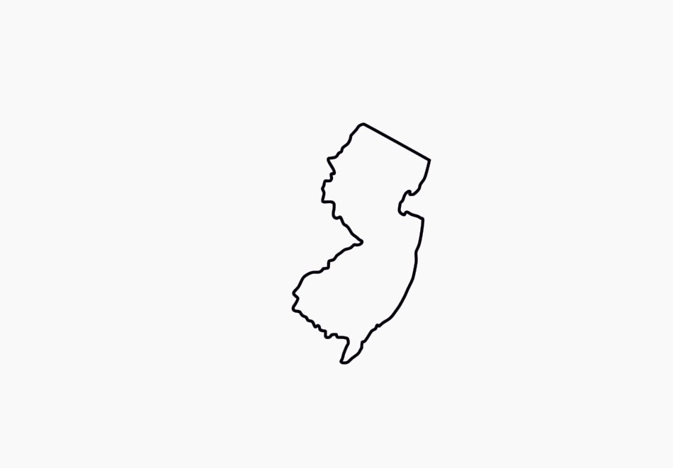 New Jersey SVG New Jersey Outline Svg NJ SVG Outline of Nj Svg Includes ...