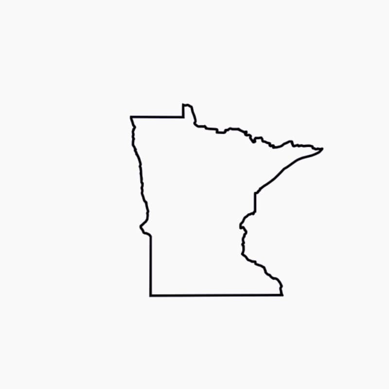 Minnesota State Svg - Etsy