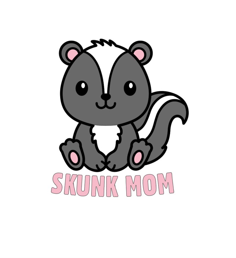 Skunk Mom/dad Decal - Etsy
