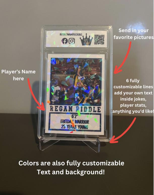 CUSTOM Sports Card GRADED SLAB - Etsy
