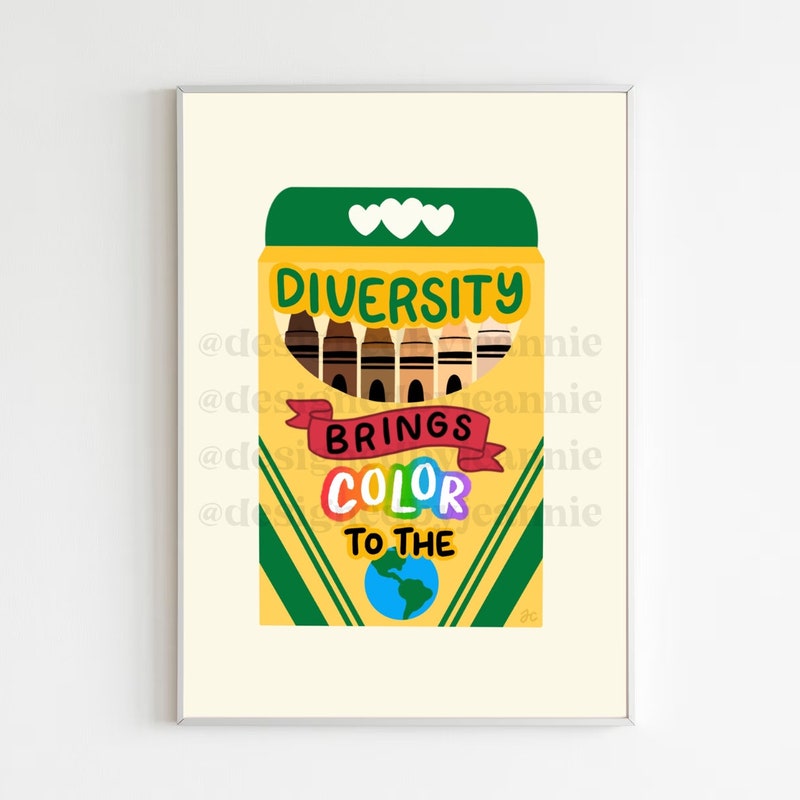 Unity in Diversity Poster - Etsy