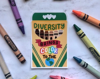 Inclusion Diversity Sticker - Etsy