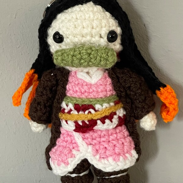 Anime Amigurumi Keychain - Etsy