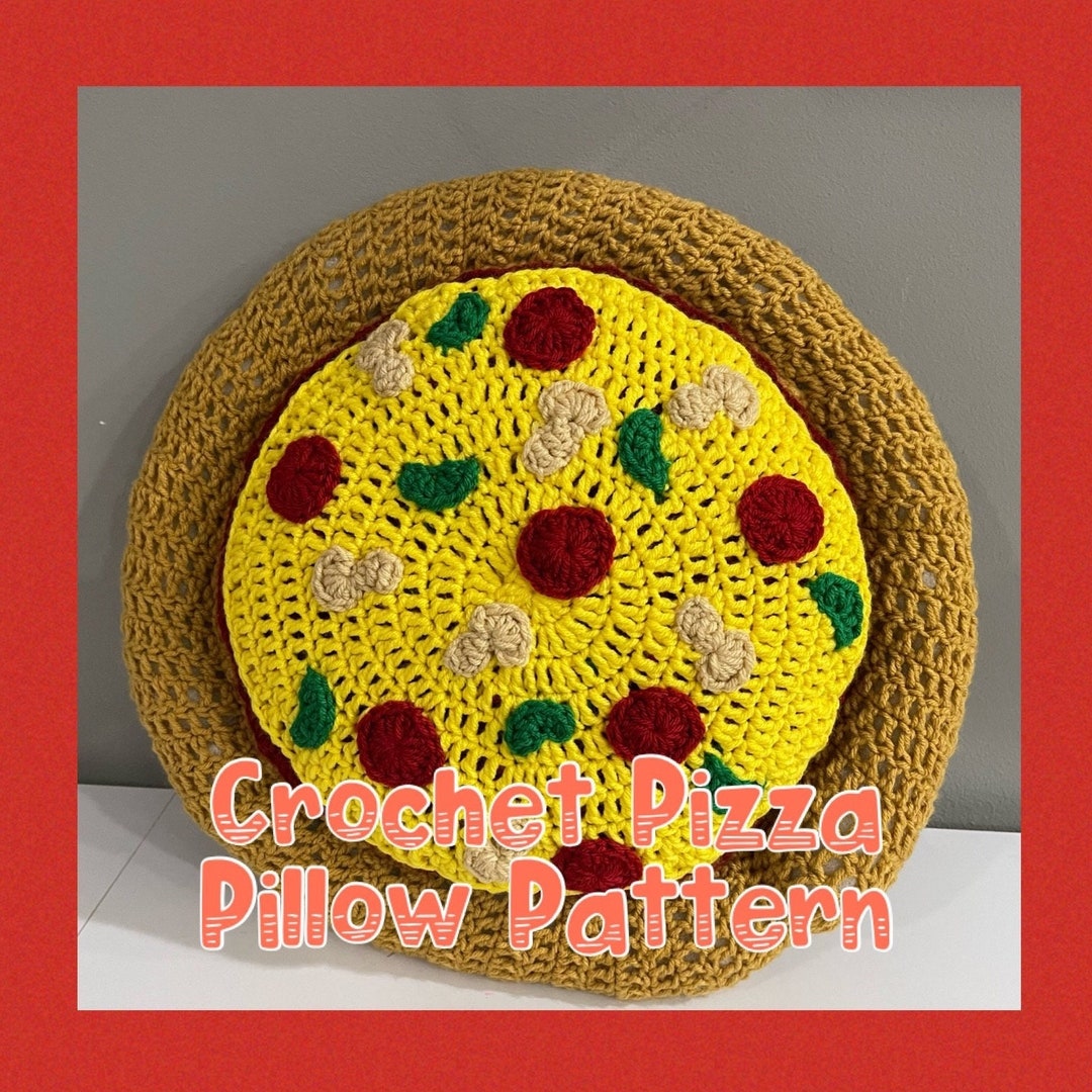 Crochet Pizza Pillow Pattern - Etsy