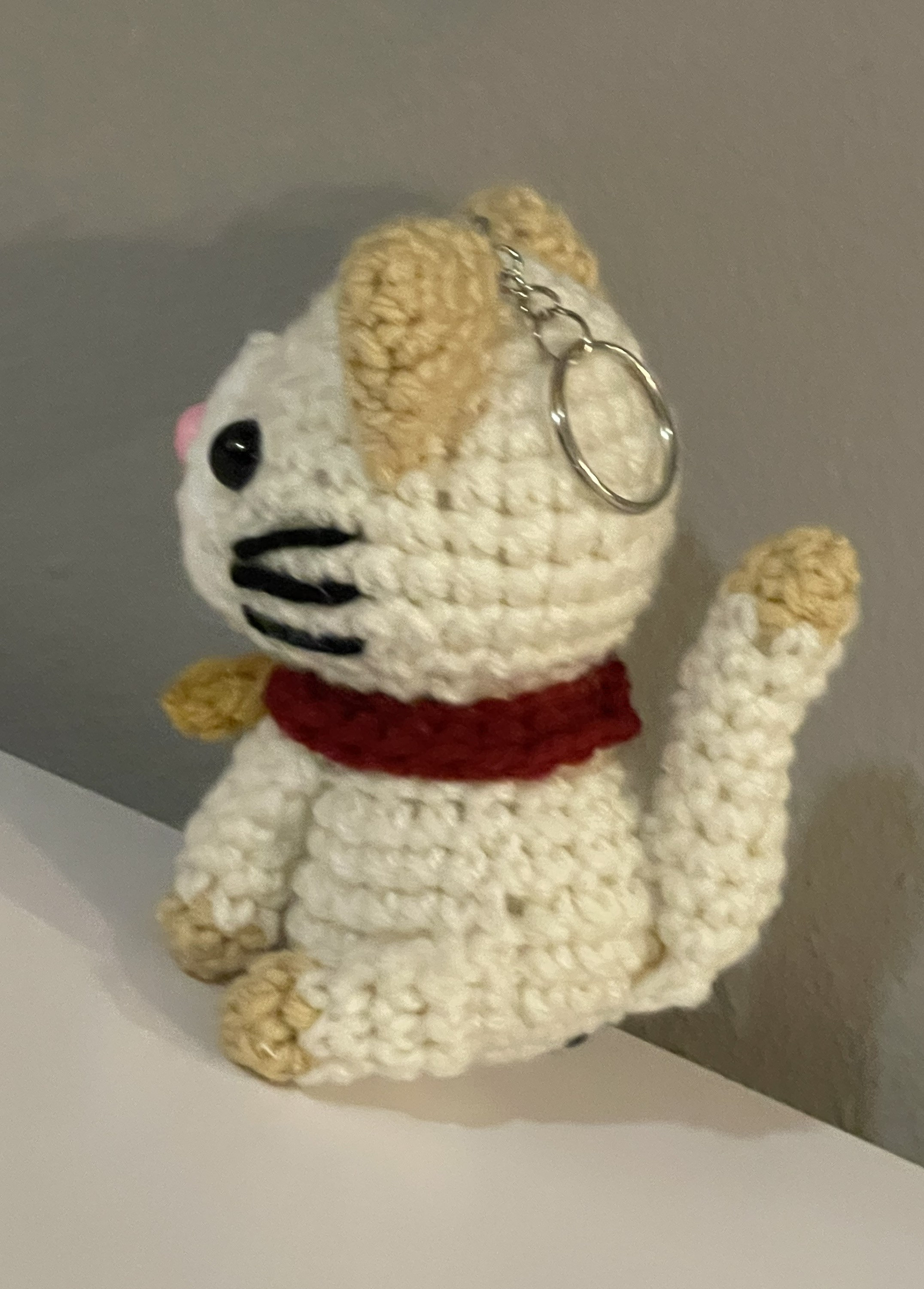 Crochet Cat Keychain Amigurumi Handmade Animal Keychain - Etsy