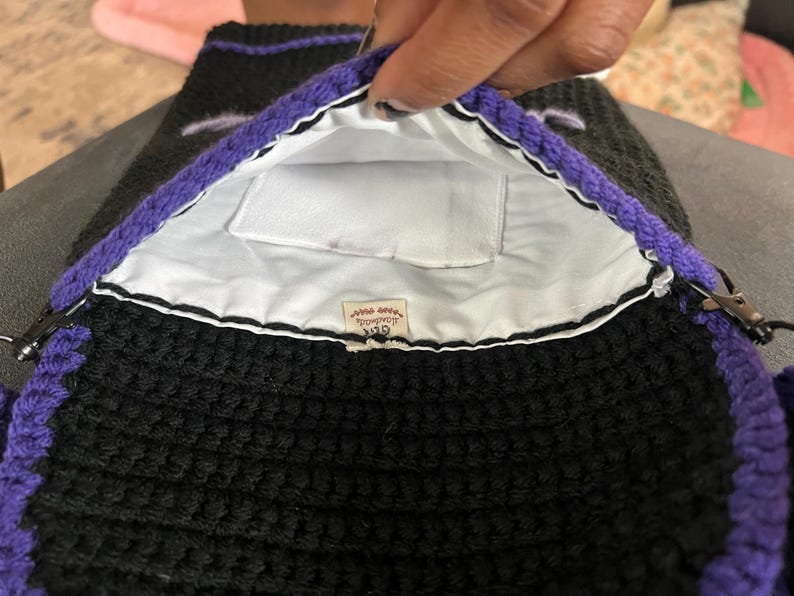 Halloween Themed Crochet Crossbody Bag - Crochet Pattern, Handmade Bag ...