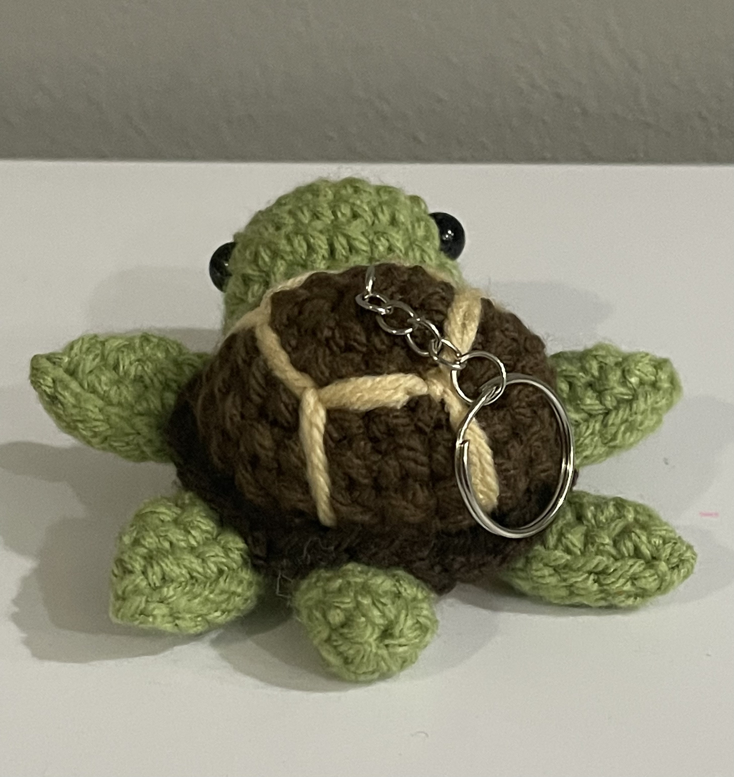 Crochet Turtle Keychain - Etsy