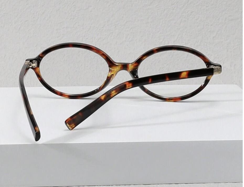 Trendy Tortoise Shell Oval Sunglasses - Etsy