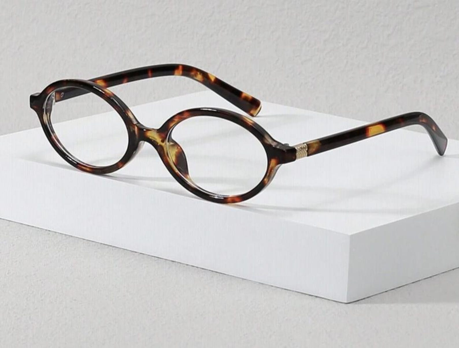 Trendy Tortoise Shell Oval Sunglasses - Etsy