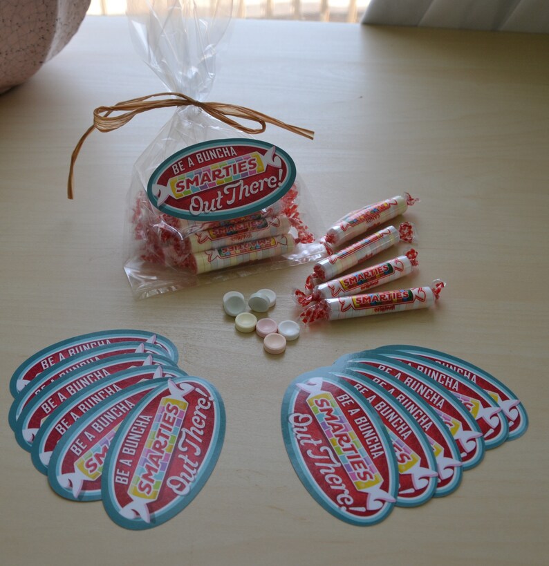 Smarties : Team Motivational Stickers set of 24 - Etsy