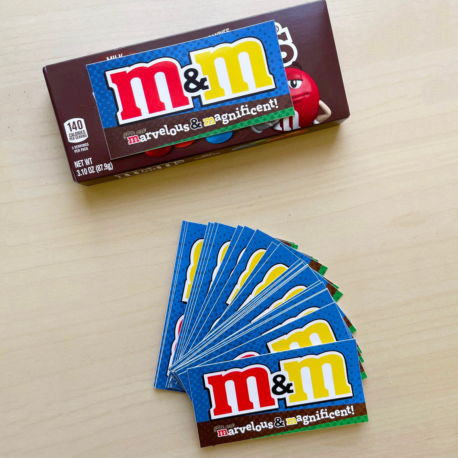 MM Candy : Team Motivational Stickers (set of 24) - M&ms Marvelous and ...