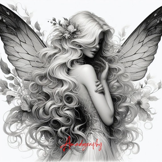 Moon Fairy Coloring Pages Realistic
