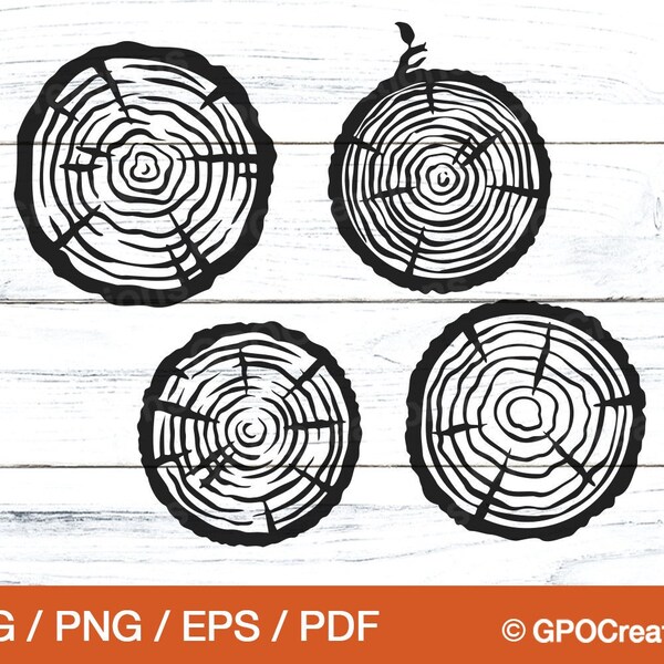 Tree Trunk Slices - Etsy