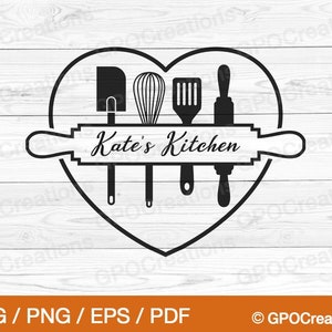 Baking SVG, Baking Monogram SVG, Kitchen SVG, Cooking Svg, Baking ...