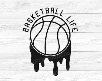 Drip Basketball Svg - Etsy Denmark