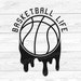 Basketball SVG, Basketball Life SVG, Basketball Player SVG, Drip Svg ...