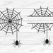 Spiderweb SVG, Spider SVG, Spiderweb Split Monogram SVG, Halloween ...