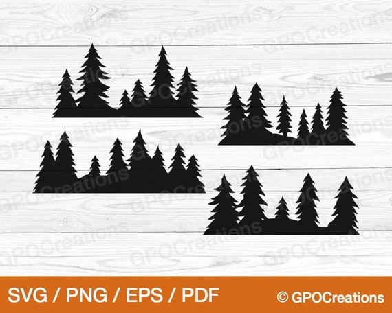 Forest SVG Bundle Tree Forest SVG Pine Tree Forest SVG - Etsy Finland