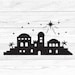 Bethlehem SVG, Christmas Star SVG, Bethlehem Silhouette, Bethlehem PNG ...