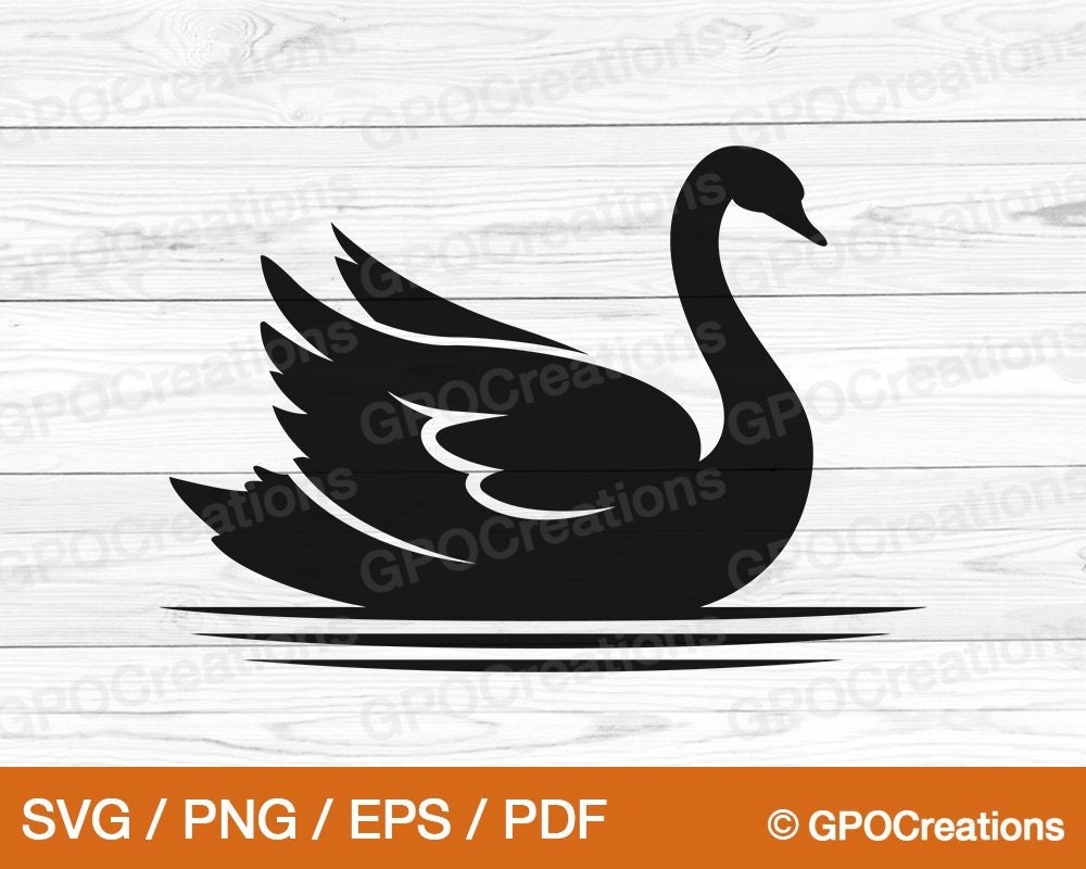 Drawing & Illustration Swan Svg Cut Files For Shirt Tumbler Digital ...