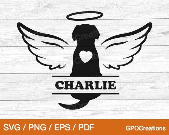 Pet Dog Memorial SVG Dog Loss SVG Dog Memorial SVG Angel - Etsy Ireland