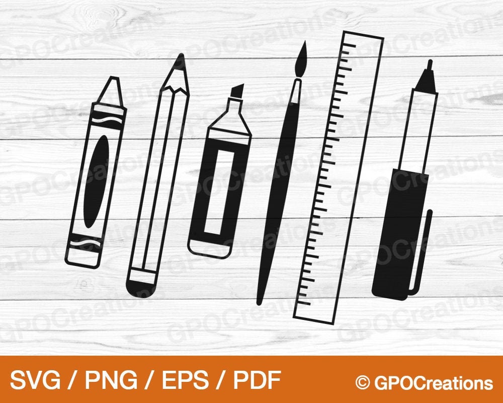 School SVG, School Supplies SVG, Teacher SVG, Back to School Svg ...
