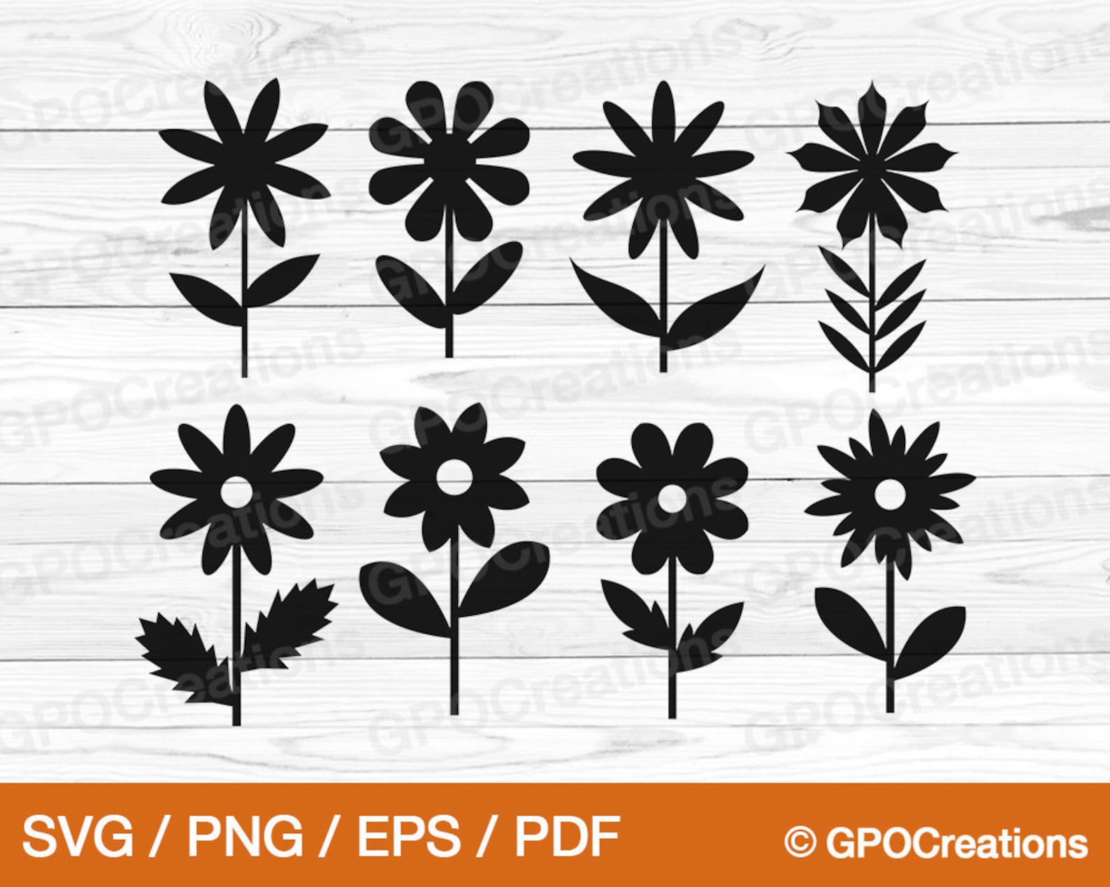 Flowers SVG Spring SVG Spring Flowers SVG Flowers and - Etsy