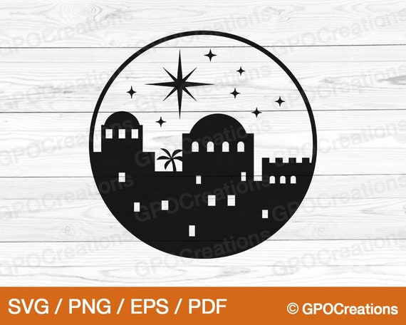Belén SVG Estrella de Navidad SVG Navidad SVG Belén - Etsy España