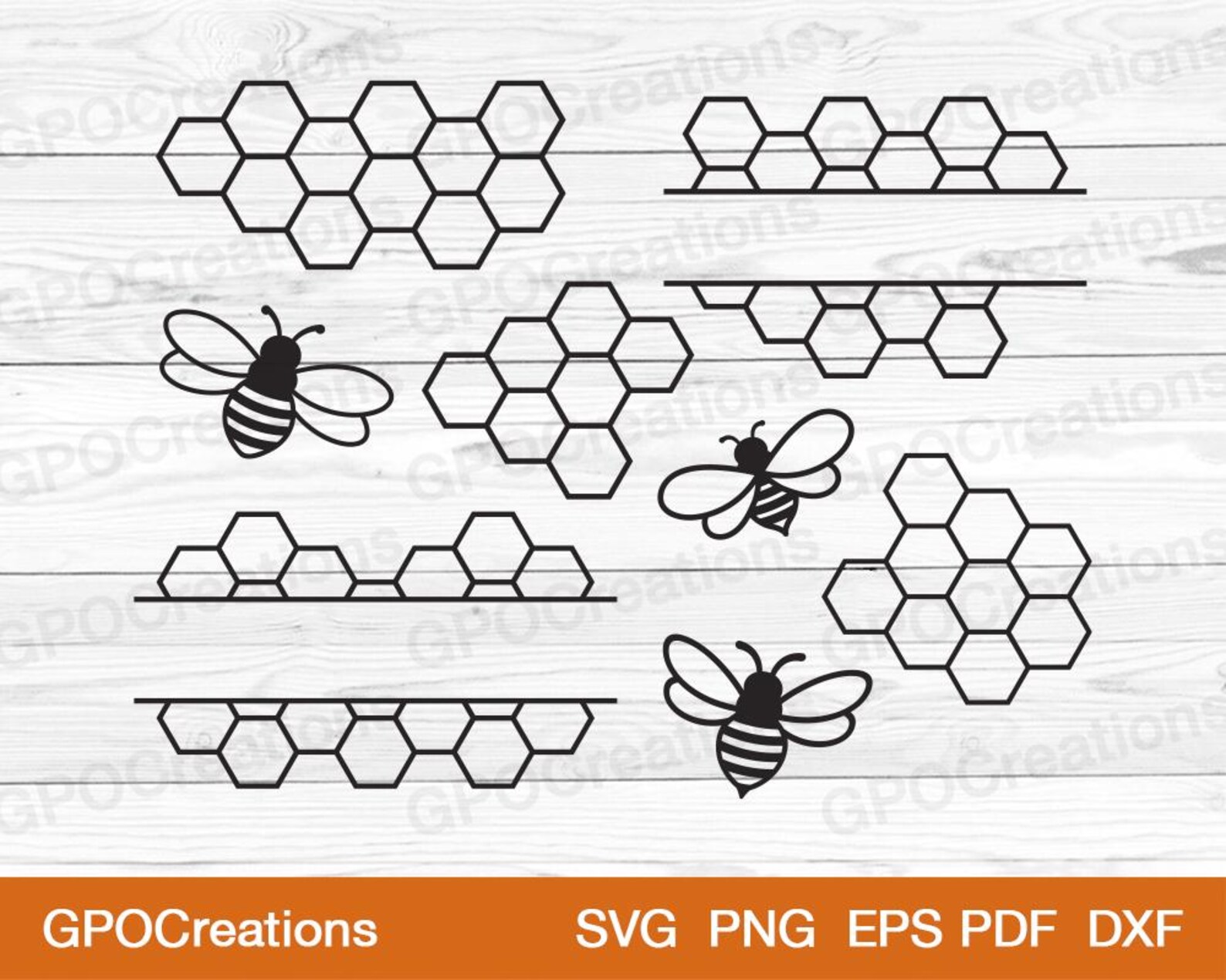 Honeycomb SVG, Honey Bee SVG, Honey SVG, Beekeeper Svg, Hexagon Svg ...