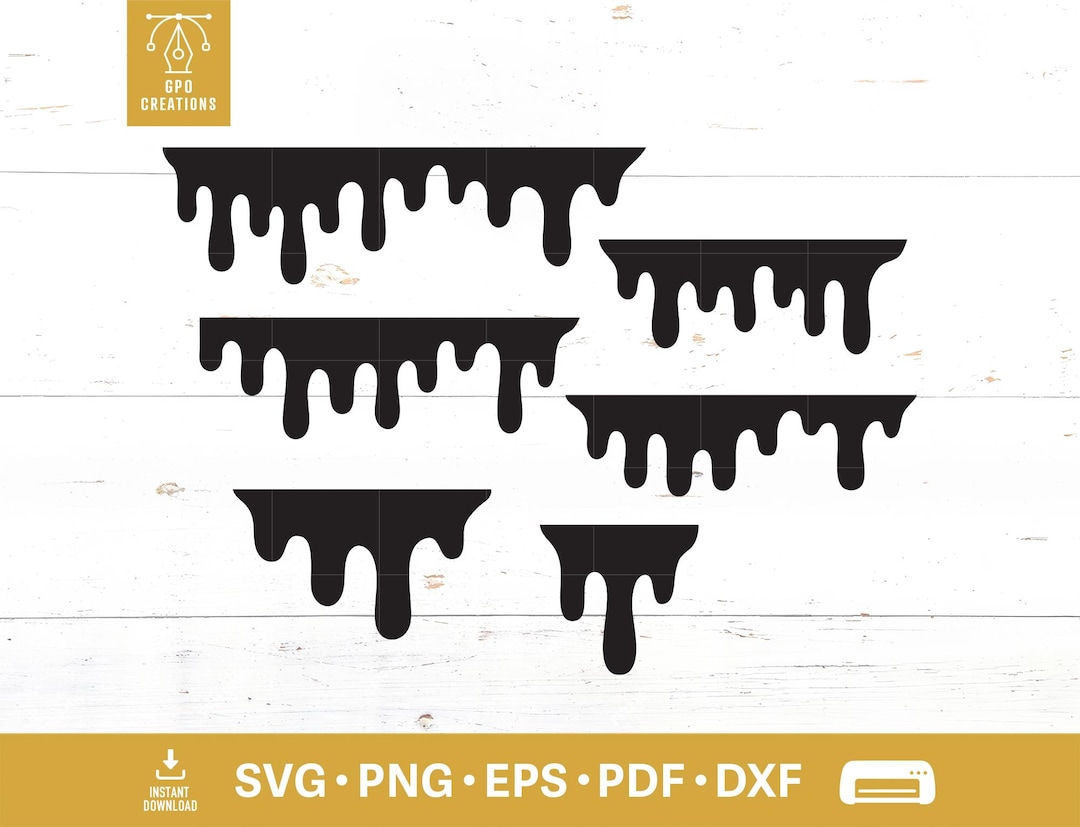 Drip SVG Bundle, Dripping SVG, Paint Drip SVG, Dripping Paint Svg ...