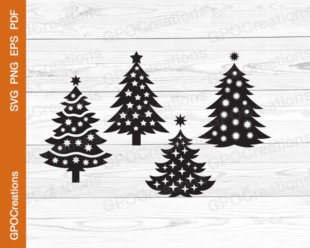 Christmas Tree SVG, Christmas Trees SVG, Merry Christmas SVG, Pine ...