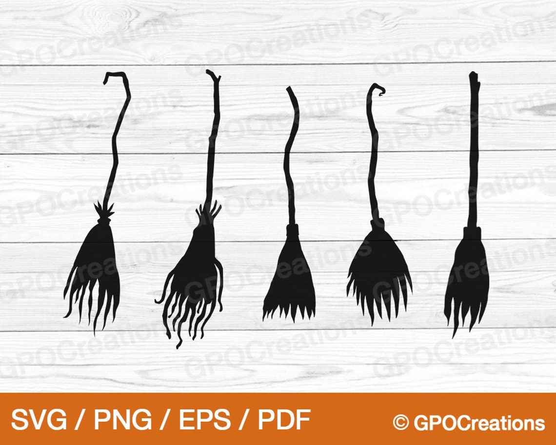 Halloween Witches Broom SVG Witch SVG Witch Broomstick SVG - Etsy