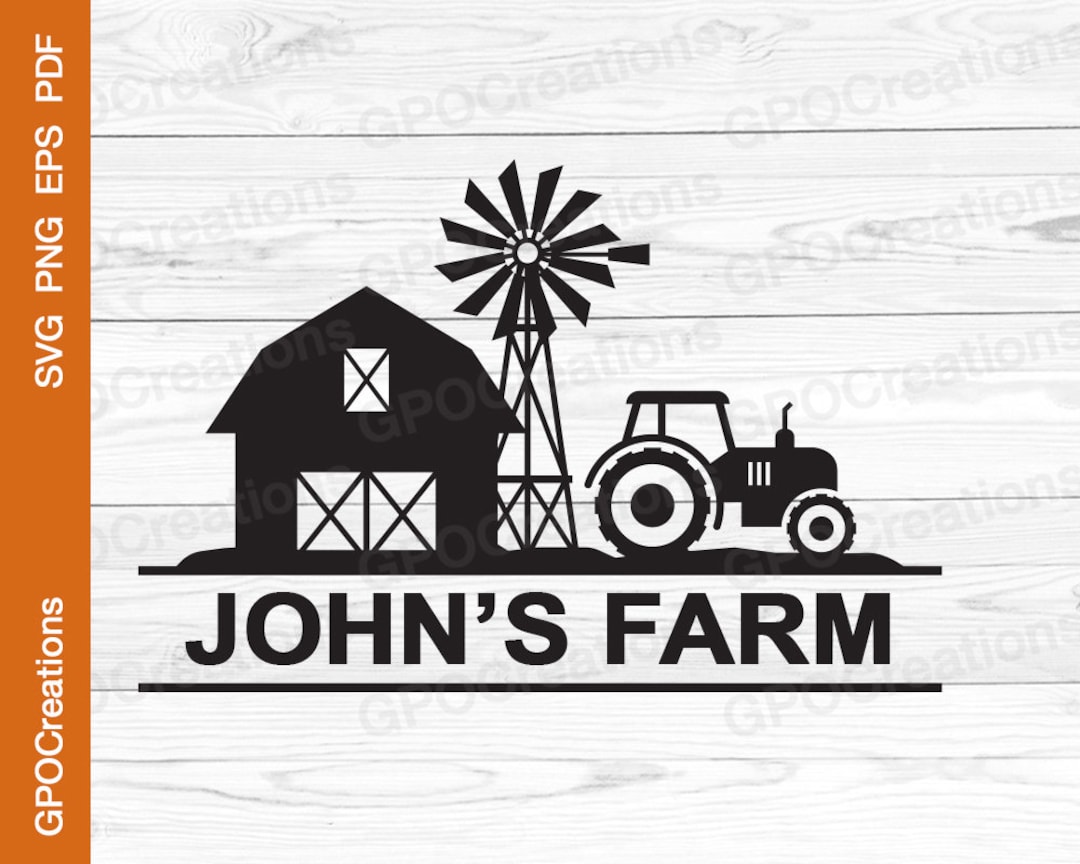 Farm SVG, Farm Split Frame SVG, Farm Monogram Svg, Farm Life Svg, Farm ...