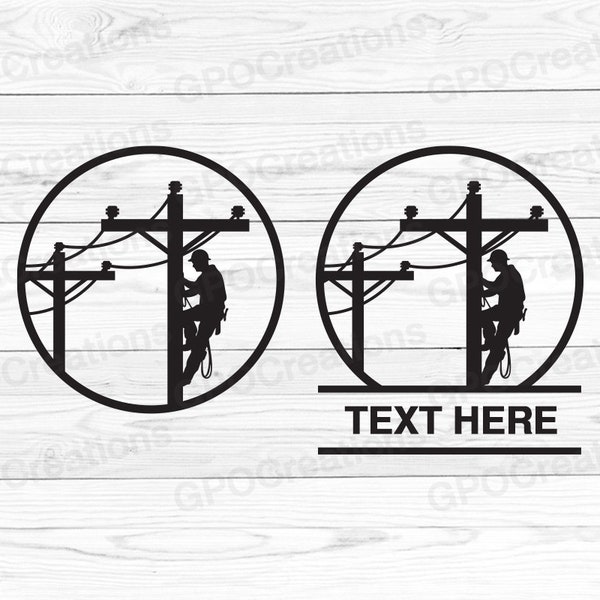Lineman Svg Files - Etsy