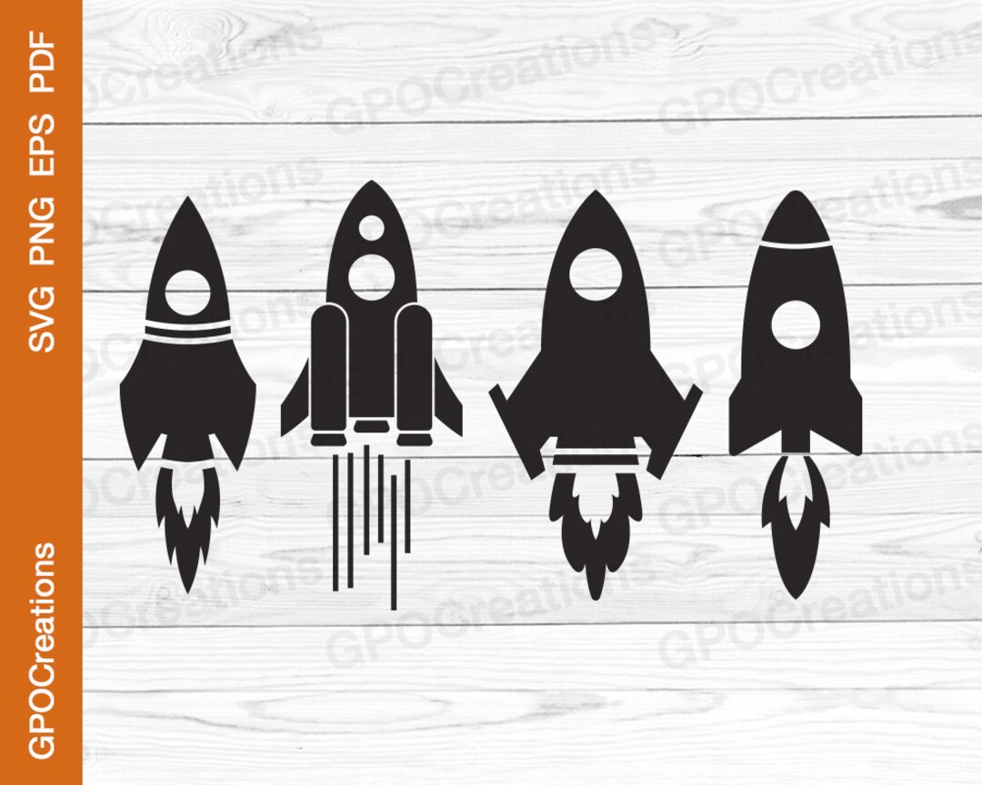 Spaceship SVG, Rocket SVG, Spaceship Bundle Svg, Spaceship PNG, Rocket ...