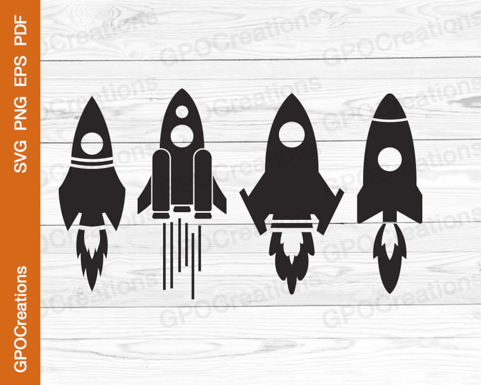 Spaceship SVG, Rocket SVG, Spaceship Bundle Svg, Spaceship PNG, Rocket ...