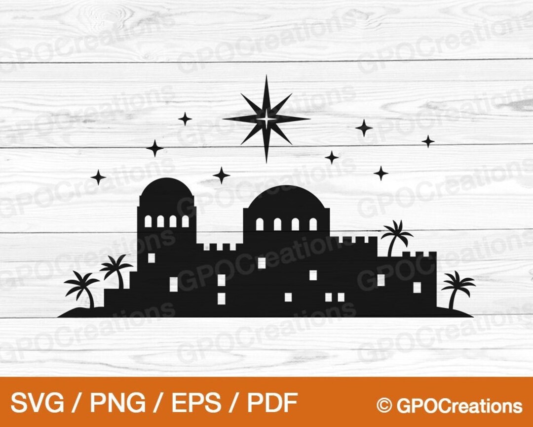Bethlehem SVG Christmas Star SVG Bethlehem PNG Bethlehem - Etsy
