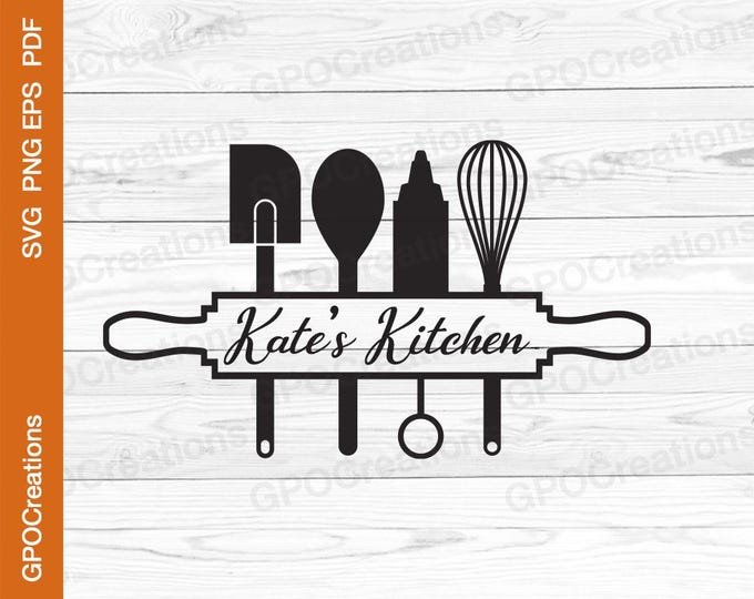 Baking SVG Clipart, Vector Bakery Clipart, Kitchen Tools, Baking ...