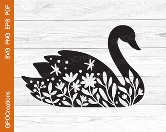 Swan Princess SVG. Cricut Cut Files, Layered. Silhouette Files. Crown ...