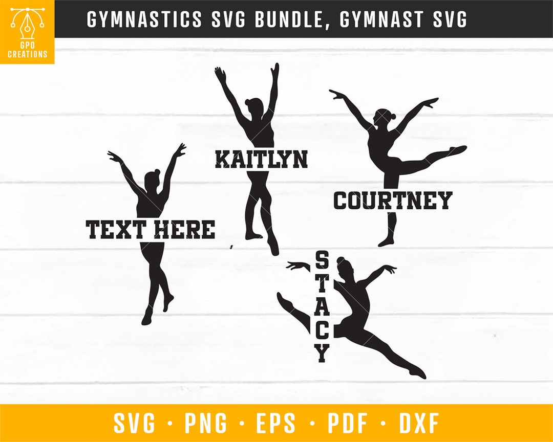Gymnastics Svg Bundle Gymnast Svg Gymnastics Shirt Gymnastics Mom Svg Dance Svg Sports Svg