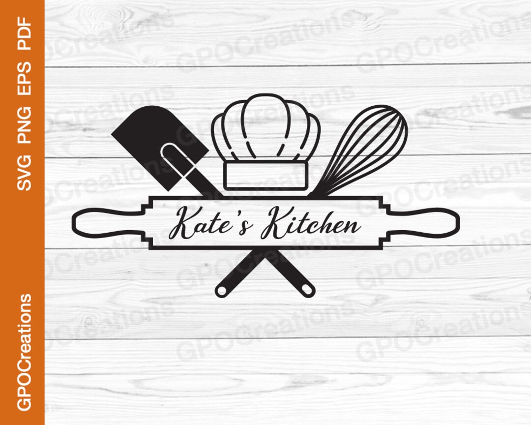 Baking SVG, Baking Monogram SVG, Kitchen SVG, Baking Utensils Svg ...