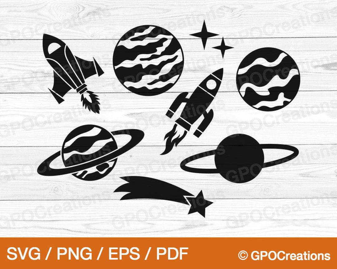 Spaceship SVG Space SVG Planet SVG Rocket Svg Spaceship - Etsy