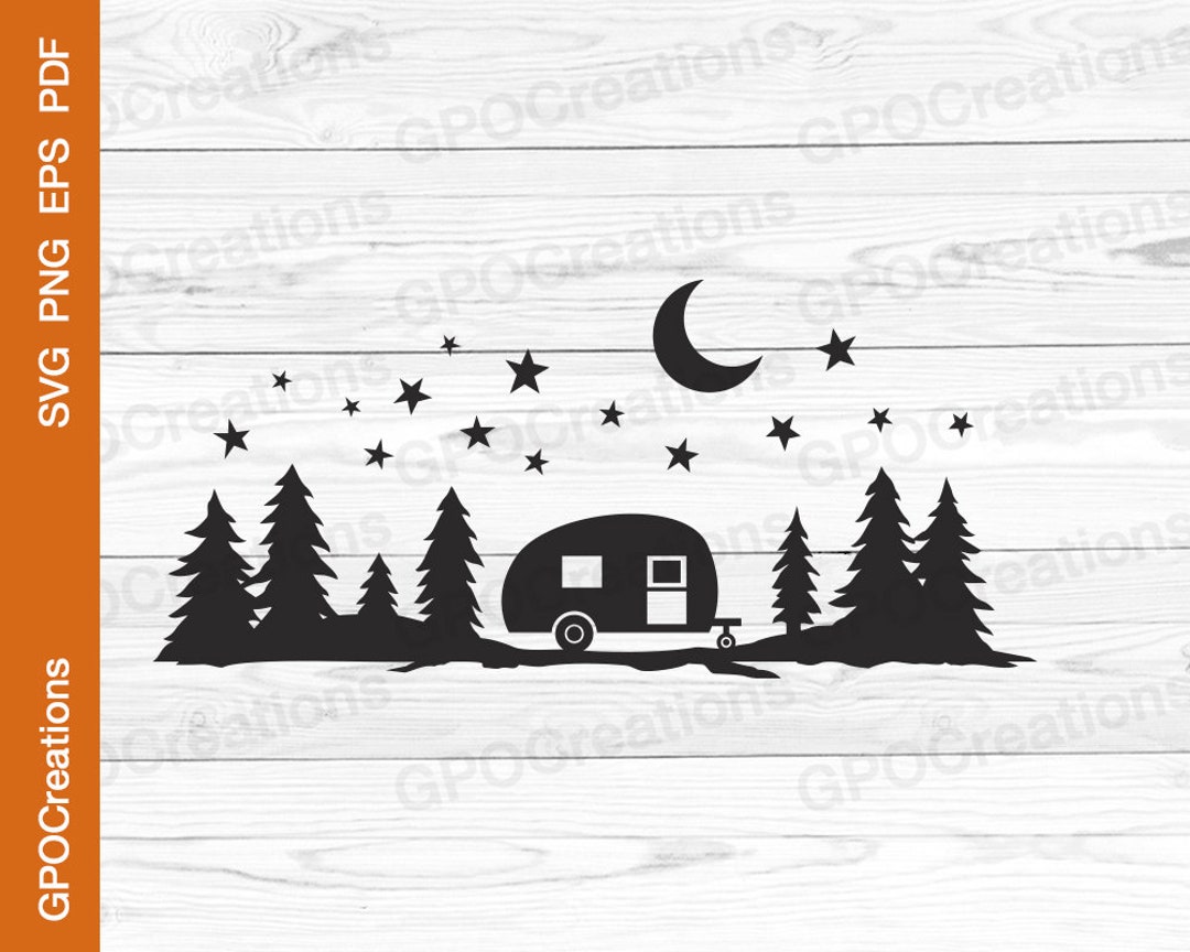 Camper SVG, Camping SVG, Forest SVG, Family Camping Trip Svg, Camping ...