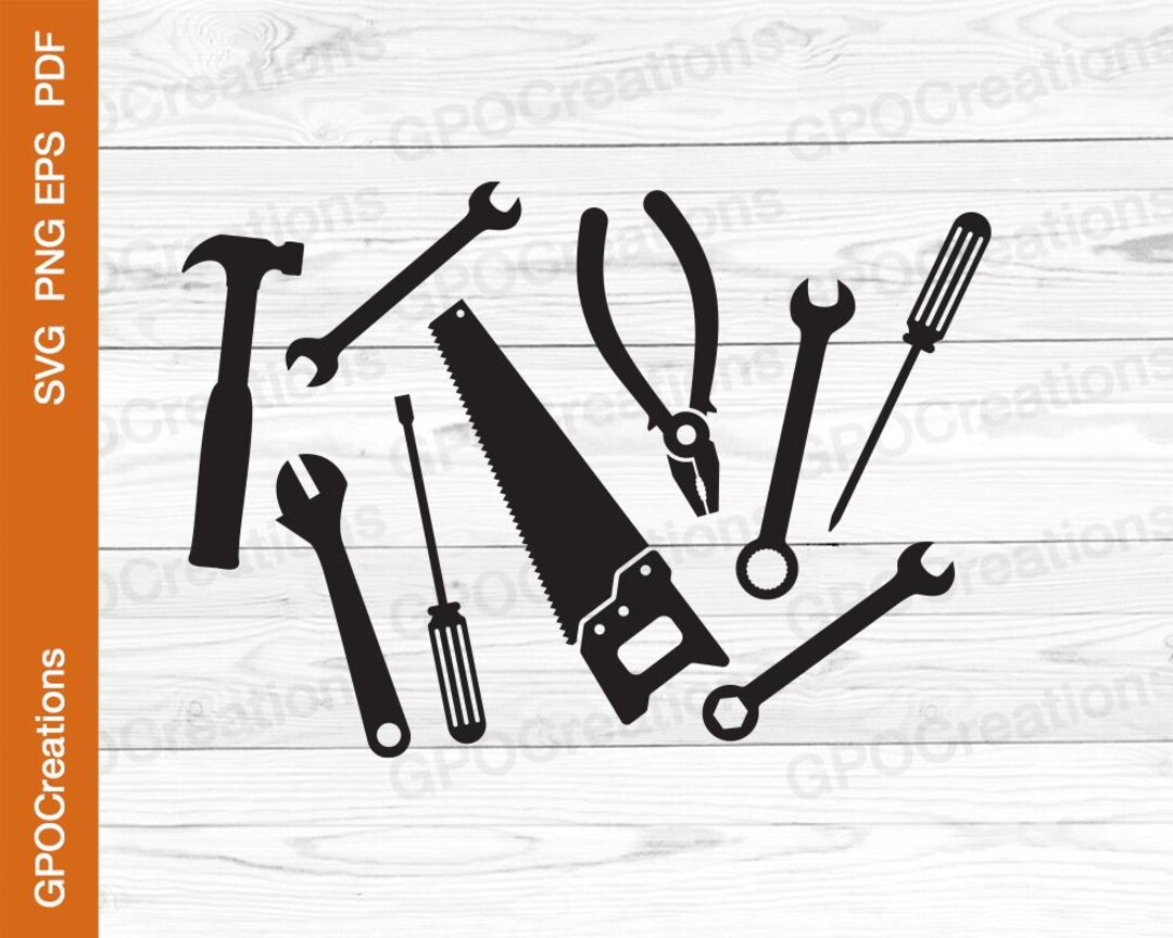 Tools SVG, Tools Cut File, Tools PNG, Tools Clipart, Mechanic Tools SVG ...